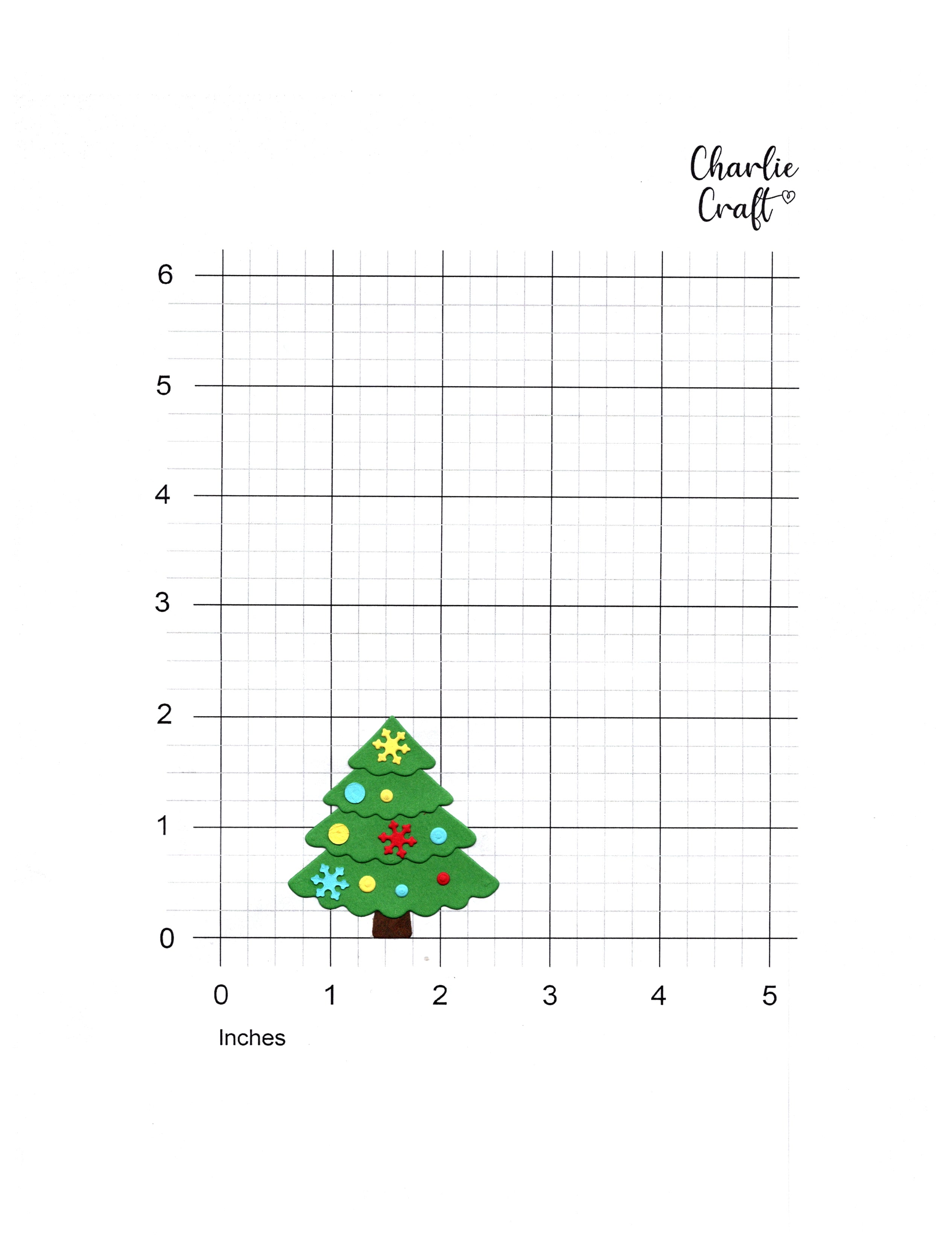Cute Little Christmas Tree - 8 Piece Set – Charlie Craft