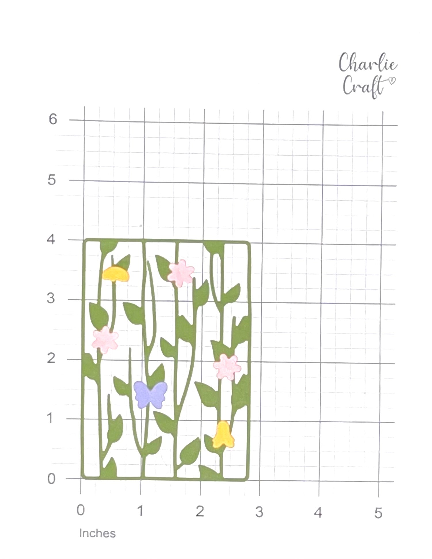 Flowers in the Garden - 5 piece set – Charlie Craft